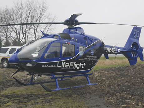 Life Flight makes emergency landing | News, Sports, Jobs - The Freeman ...